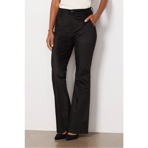 Level 99 | Pants & Jumpsuits | Level 99 Nwt Evereve Percy Black Velvet ...